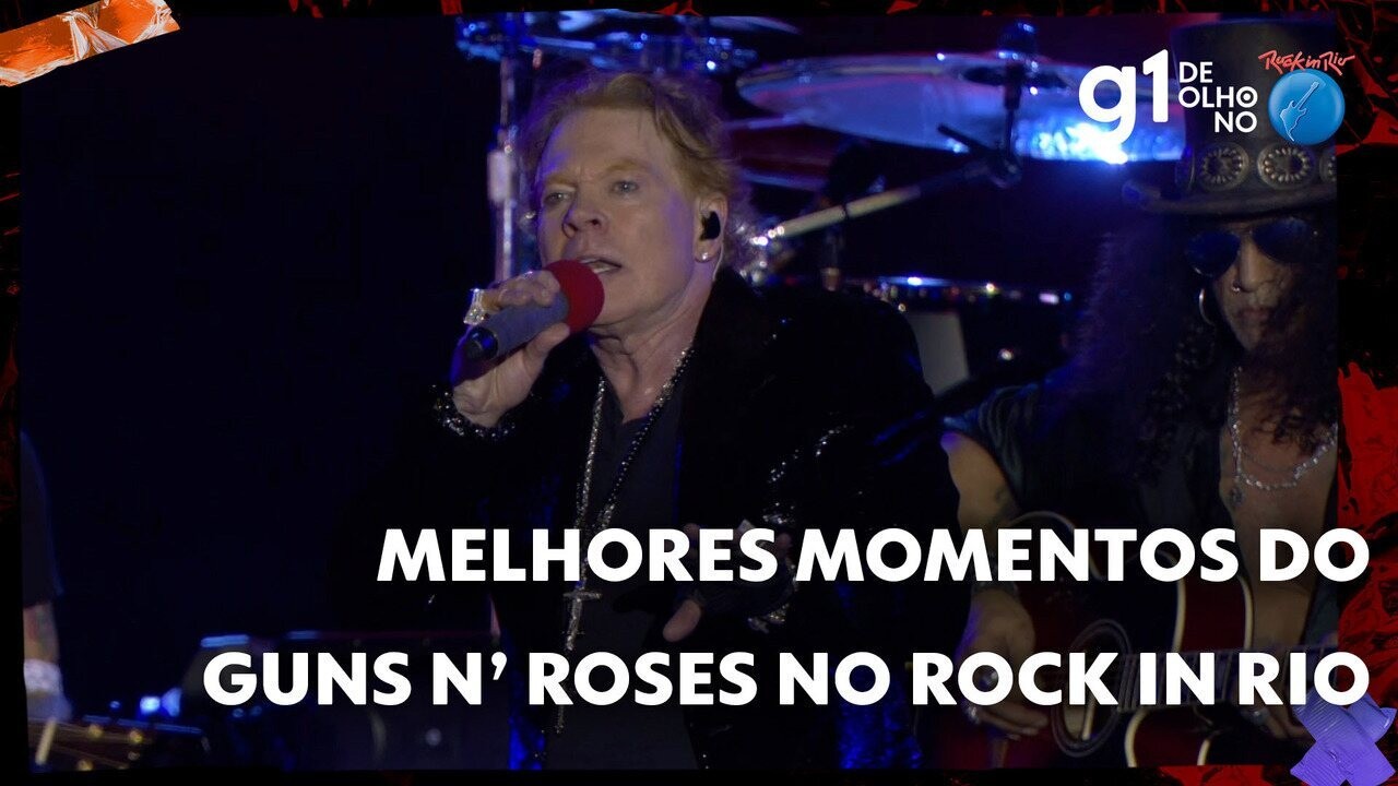 Axl Rose diz que vai parar de jogar microfone na plateia em shows do ...
