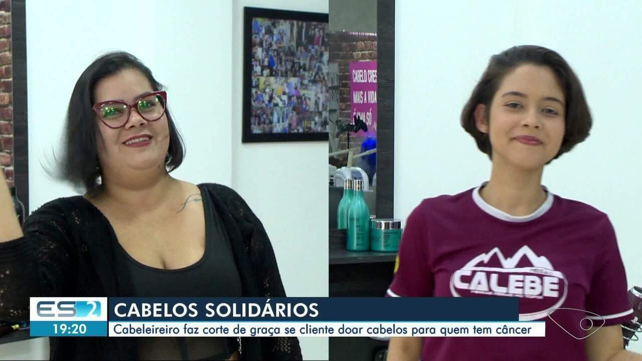'Cabelo cresce, mas a vida é uma só': cabeleireiro do ES faz corte ...