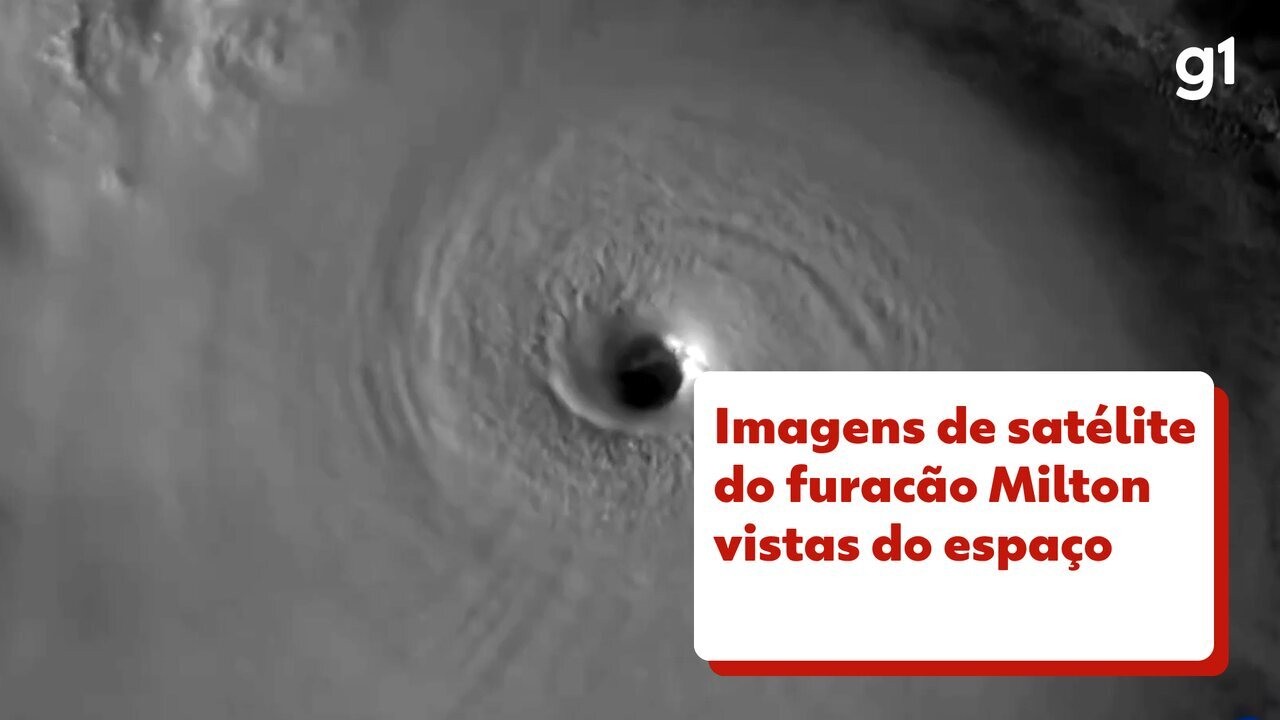 Furacão Milton: veja vídeo de satélite em timelapse | G1