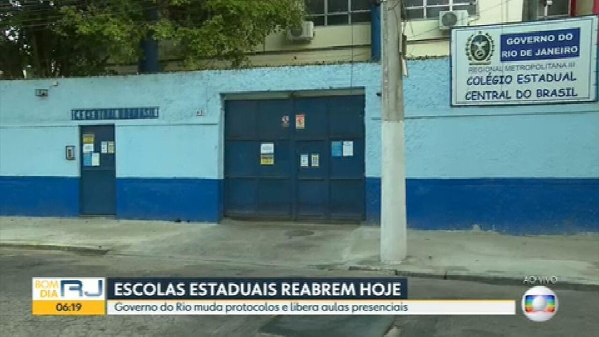 Escolas estaduais do RJ retomam aulas presenciais a partir desta ...