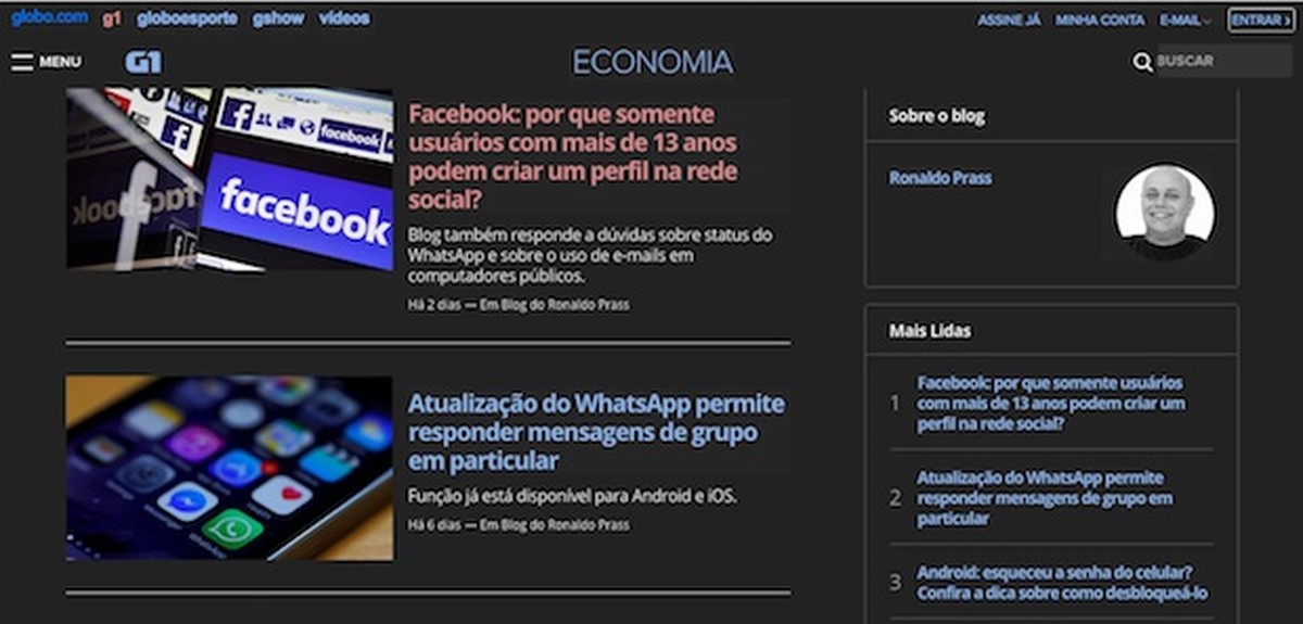 O que é o modo noturno e quais são as suas vantagens? | Blog do Ronaldo ...