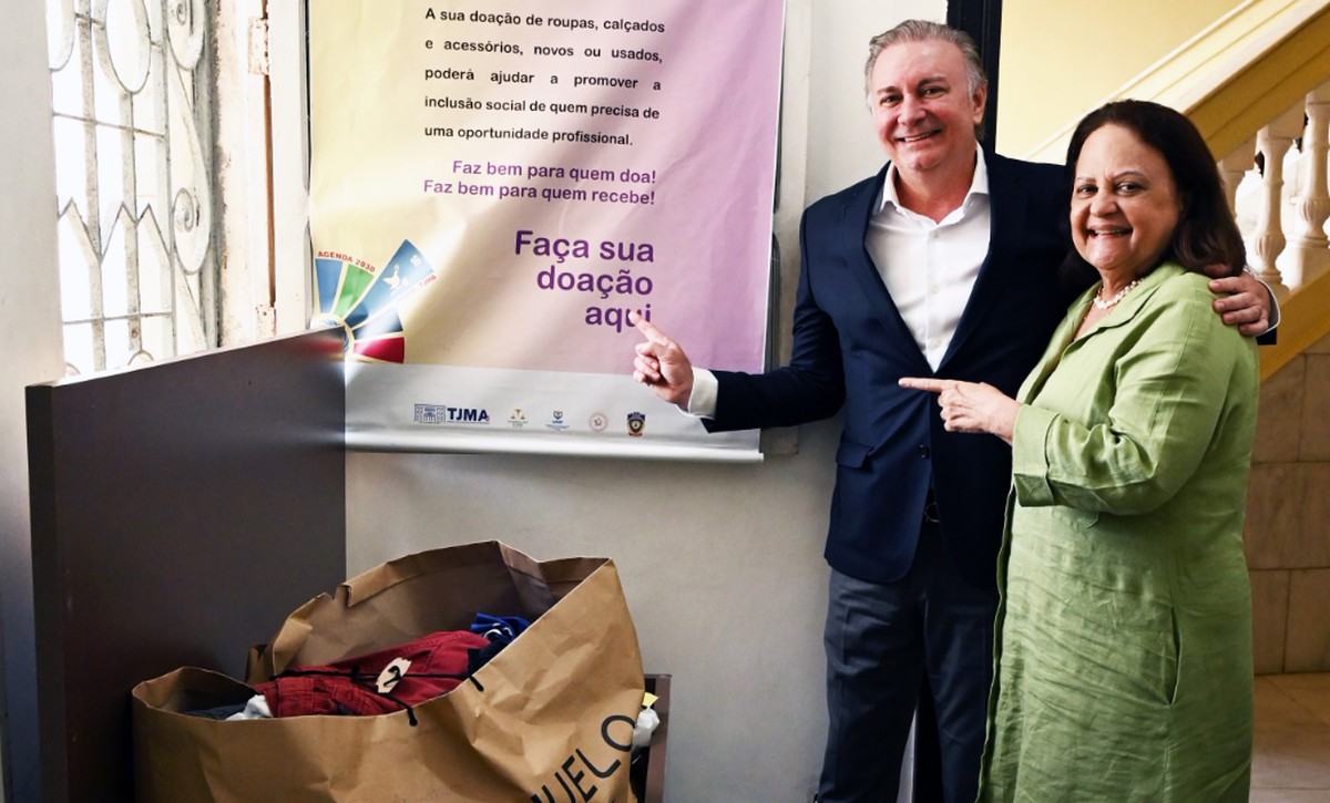 TJ-MA recebe doações de produtos de higiene e vestimentas para pessoas ...