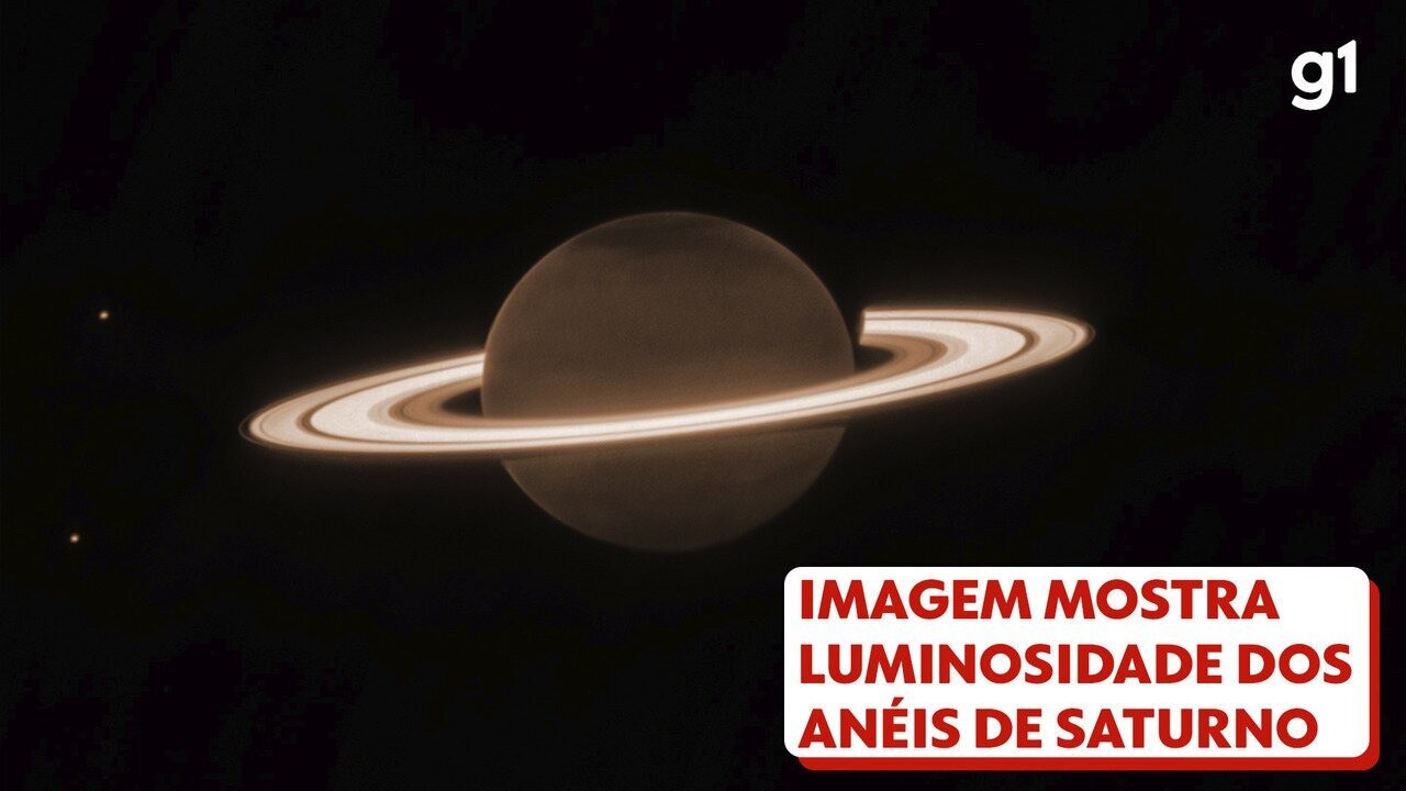 Nasa divulga imagem inédita de Saturno que mostra luminosidade dos ...