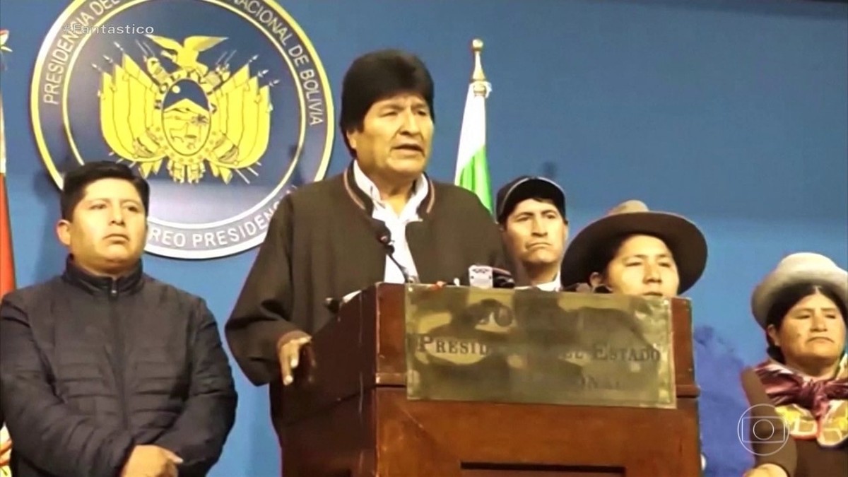 Evo Morales Renuncia à Presidência Da Bolívia Fantástico G1