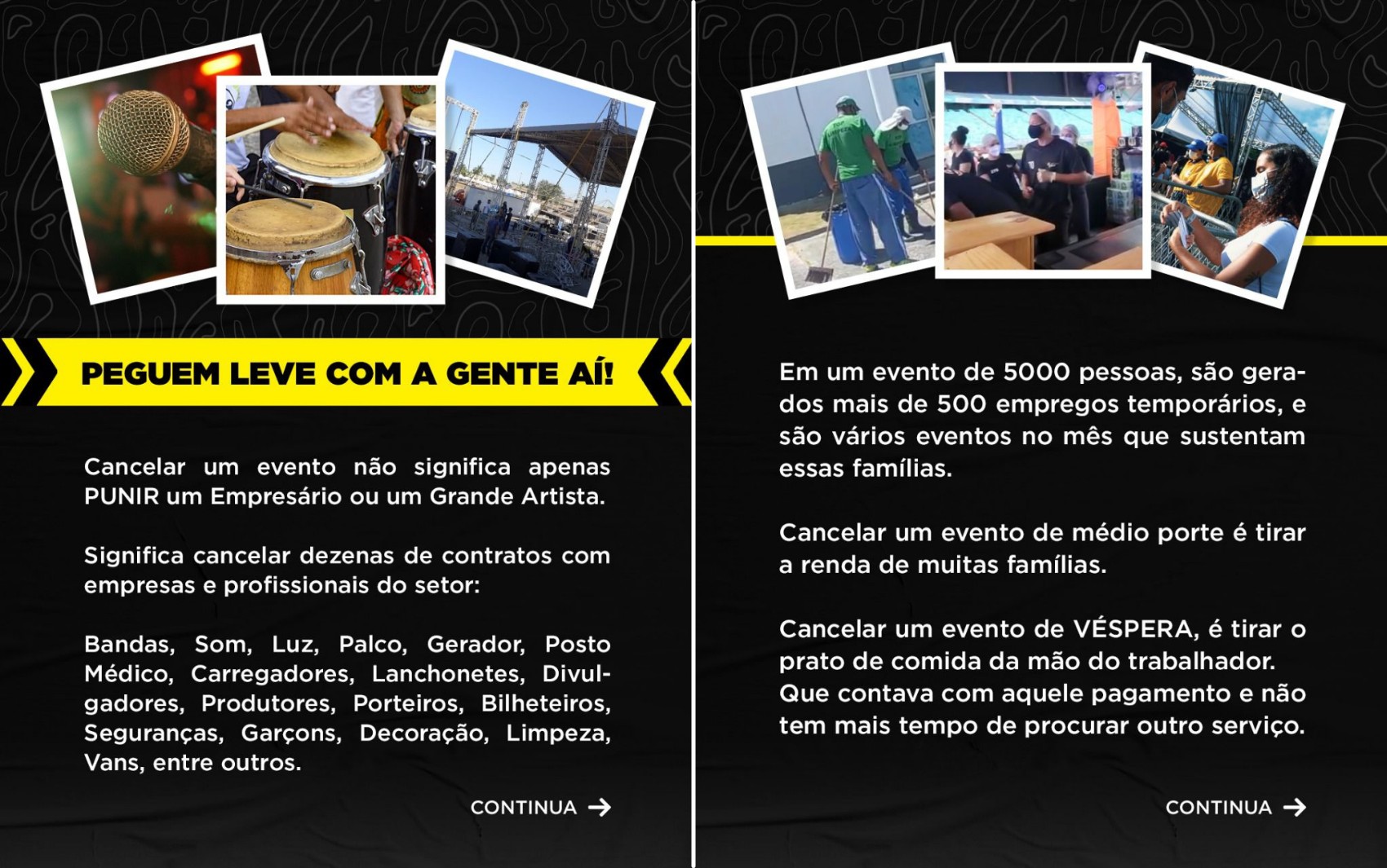 Após nova redução de público nos eventos, produtores culturais de ...