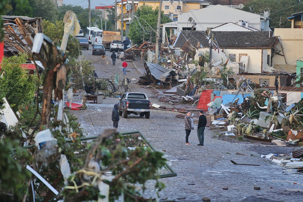 Ciclone extratropical causa tragédia no RS [FOTOS]