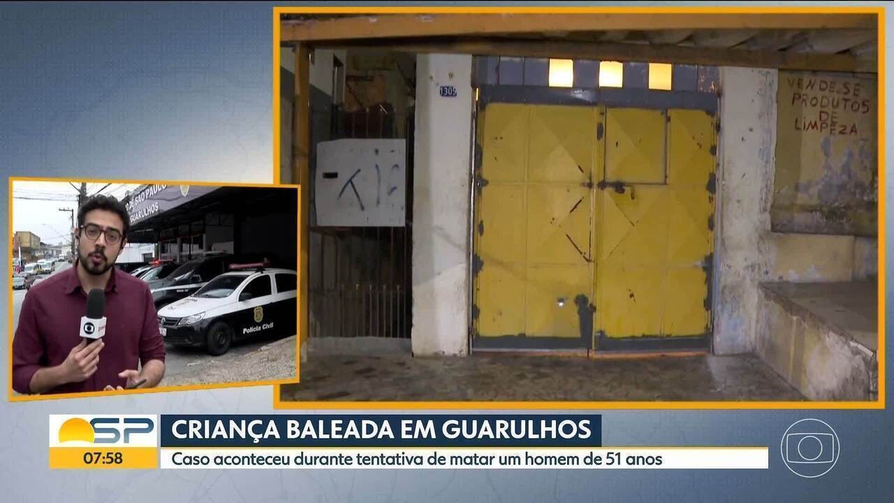 Criança de cinco anos é baleada na cabeça na sala de casa em Guarulhos ...