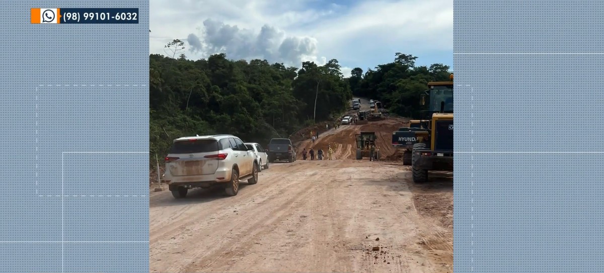 Após novos reparos, trecho da BR-222 é liberado em Bom Jesus das Selvas ...