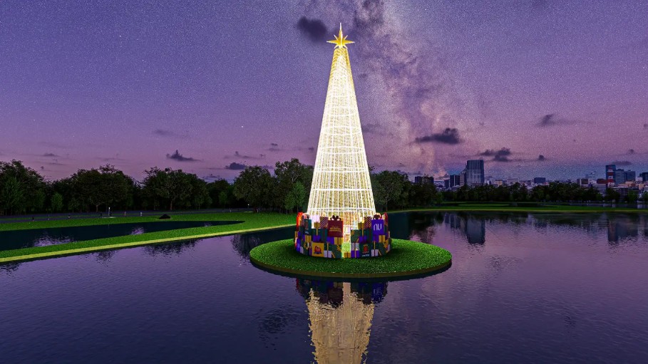 Atrações gratuitas transformam o Parque Barigui neste Natal | G1