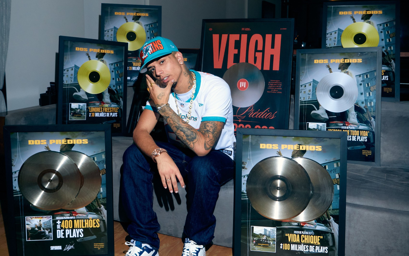 Top global em streaming, recorde em estreia de álbum: Veigh celebra ...