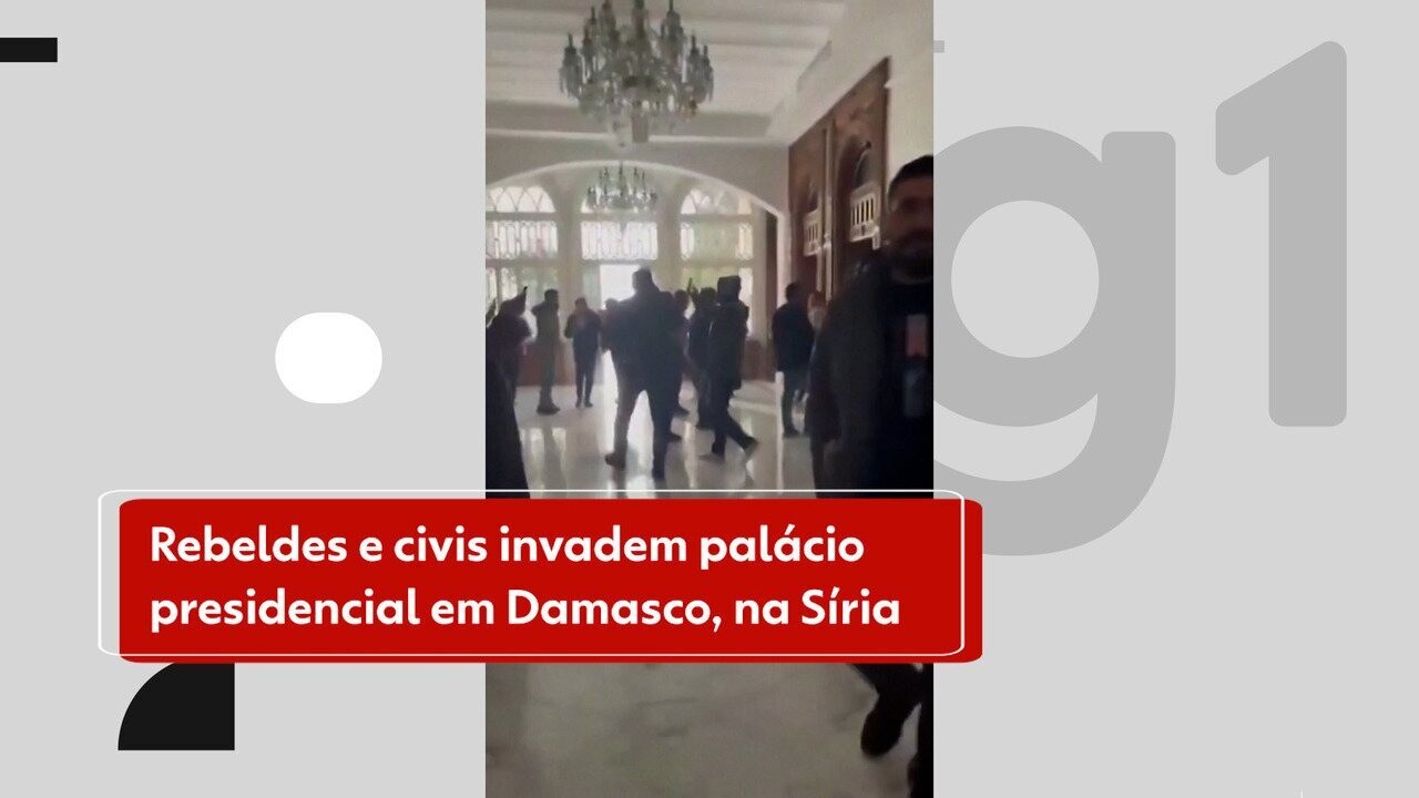 VÍDEO: Rebeldes e civis invadem e saqueiam palácios de Bashar al-Assad ...