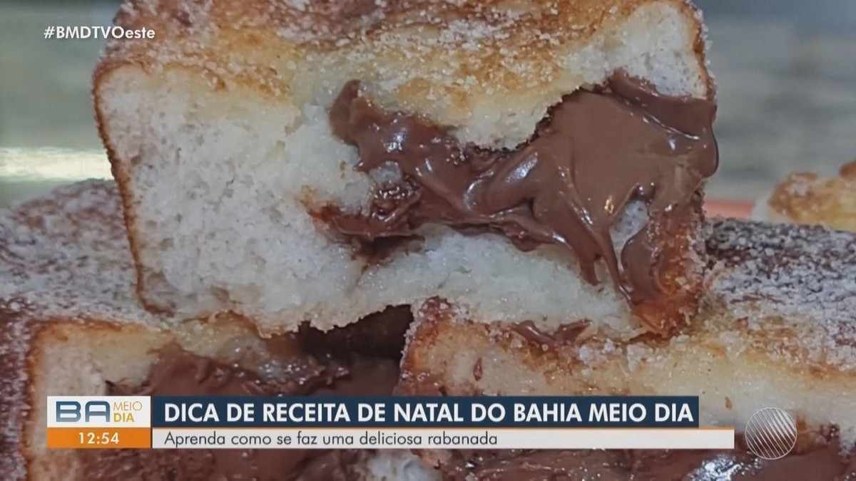 Delícia para ceia do Natal: aprenda como preparar rabanada com recheio ...