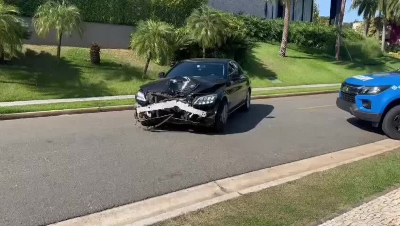 Vigilante morre após ser atropelado e arrastado por carro de luxo, diz PM | Trânsito GO | G1