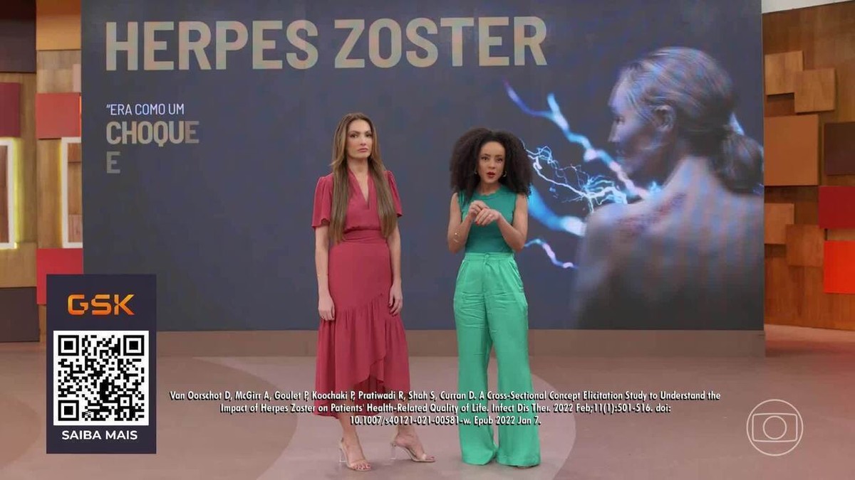 Paciente descreve dor causada pelo herpes zoster, doença chamada de ...