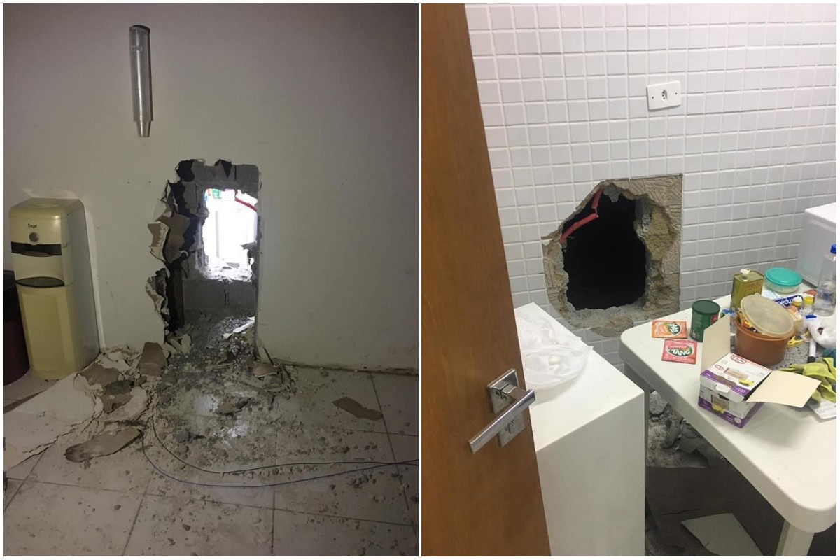 Dupla Faz Buraco Em Parede E Furta Casa Lotérica Em Guarujá Sp