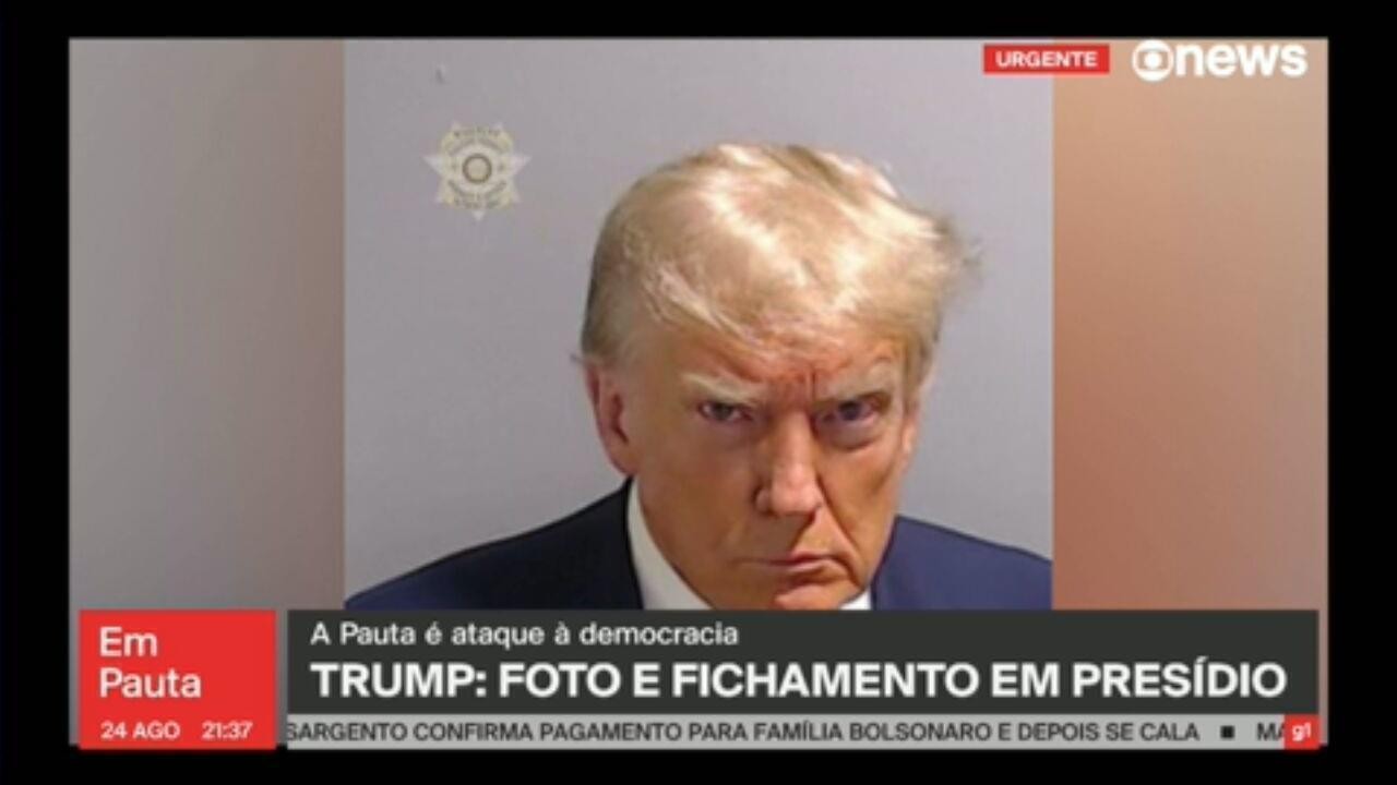 Polícia divulga 'mug shot' de Donald Trump | G1