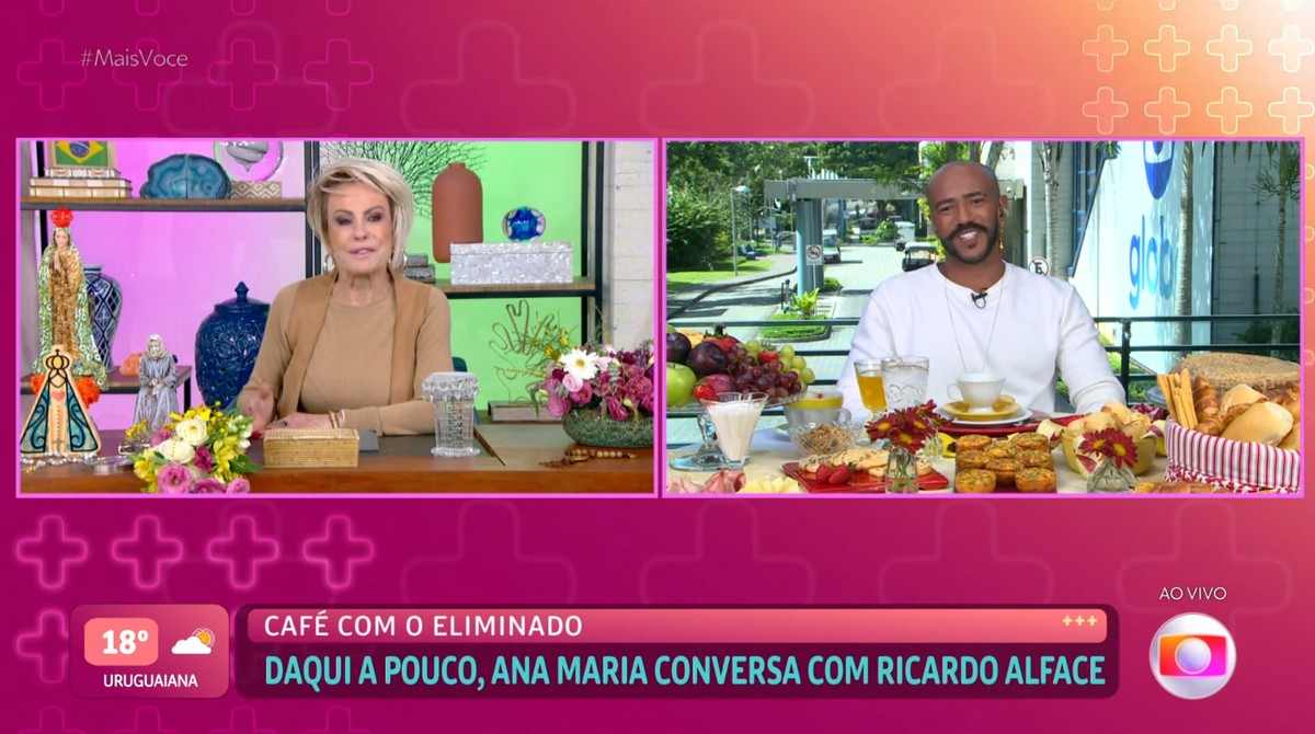 Ricardo Alface no 'Mais Você' após deixar 'BBB 23': 'A briga me ...