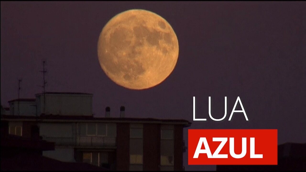 Fenômeno raro, 'Lua Azul' é registrada por observatório no RS | Rio ...