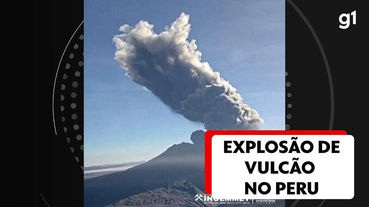 Vulcão explode no Peru; veja vídeo | Mundo | G1