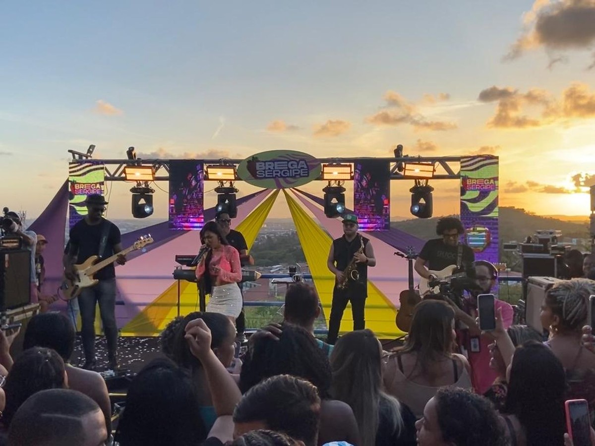 Show de Symone Morena marca esquenta para o Brega da Sergipe | Sergipe | G1