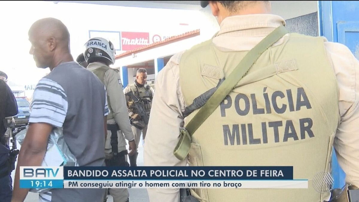 Homem é Preso Ao Tentar Assaltar Policial Militar à Paisana Na Ba
