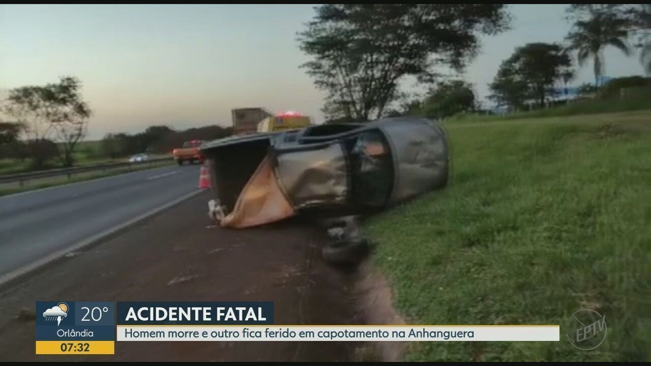 Capotamento deixa morto e ferido na Rodovia Anhanguera em Jardinópolis, SP | Ribeirão Preto e ...