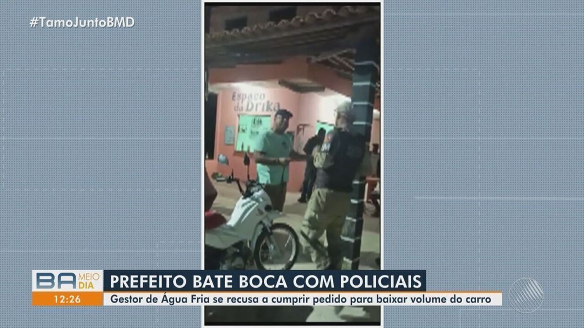 Prefeito Briga Com Pms Por Causa De Som Alto Em Bar E Diz Que Manda Na