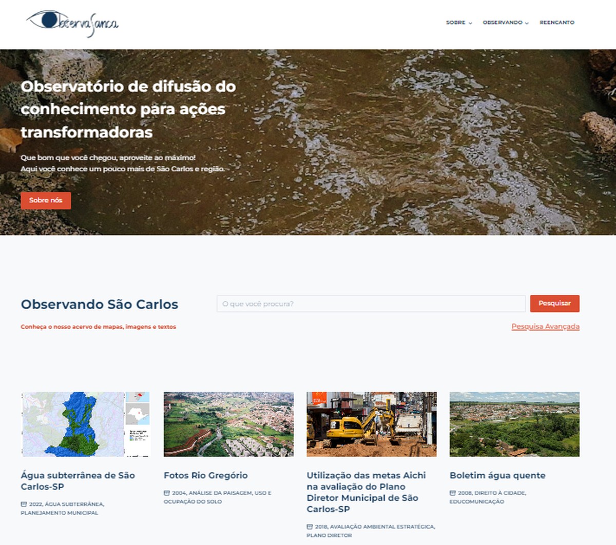 UFSCar e USP lançam plataforma com informações, mapas e imagens sobre ...