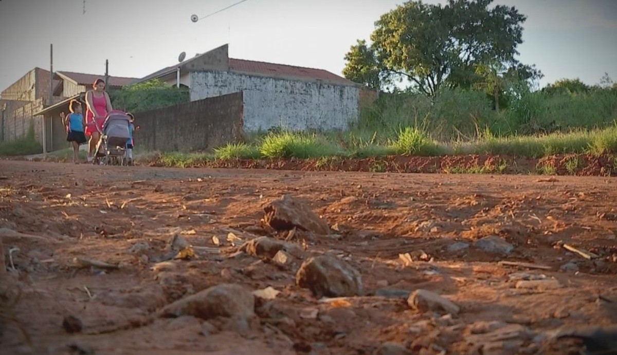 Ruas sem asfalto causam transtornos aos moradores da Vila São Paulo ...