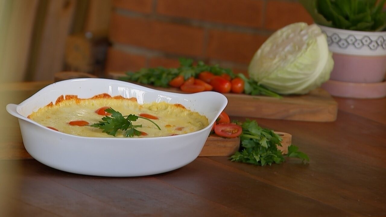 Receita Nosso Campo: aprenda a preparar um suflê de repolho | Nosso ...