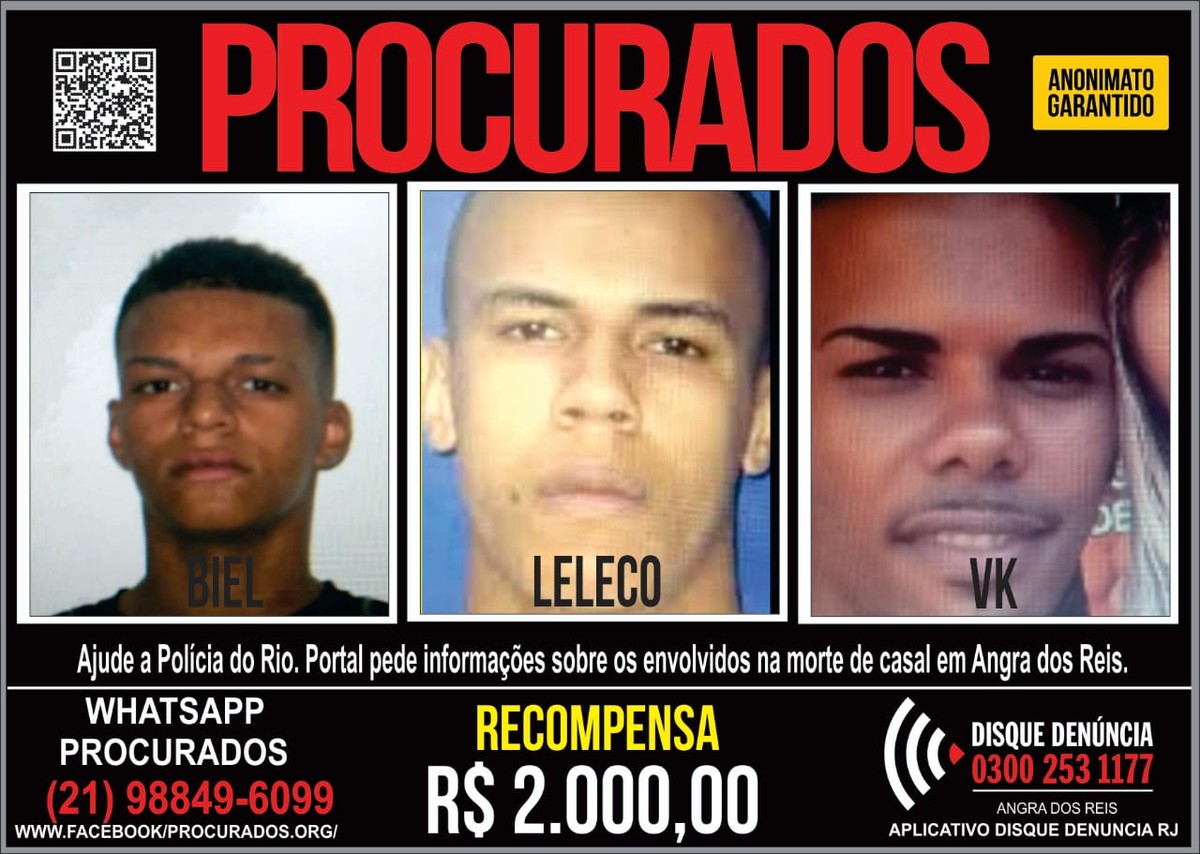 Disque Denúncia Divulga Cartaz Para Encontrar Suspeitos De Assassinato