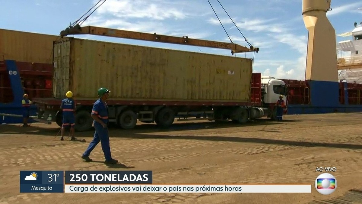 Carga de 253 toneladas de explosivo, armazenada em depósito irregular ...