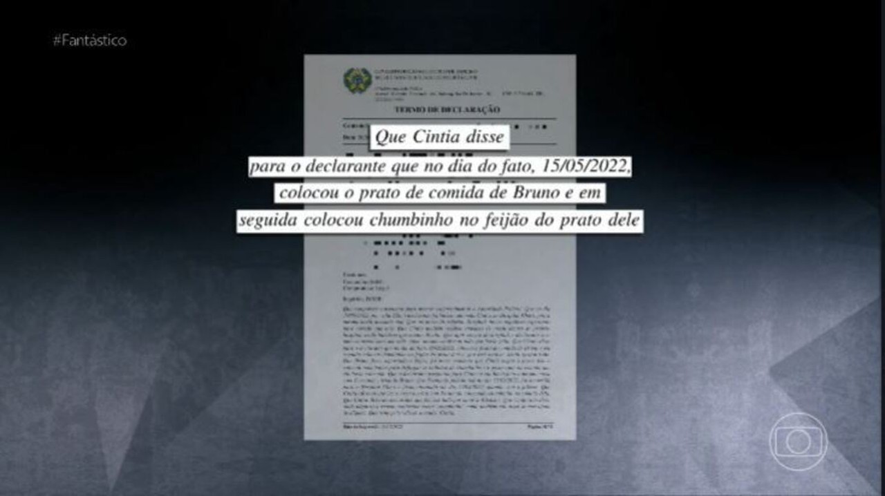 Filho diz em depoimento que mãe admitiu ter colocado chumbinho na ...