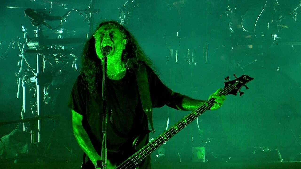 Slayer lota frente do Palco Sunset em show da turnê de despedida no ...