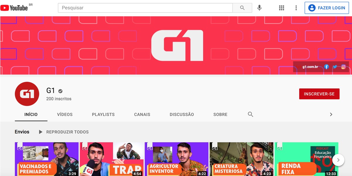 G1 estreia canal no YouTube | Pop & Arte | G1