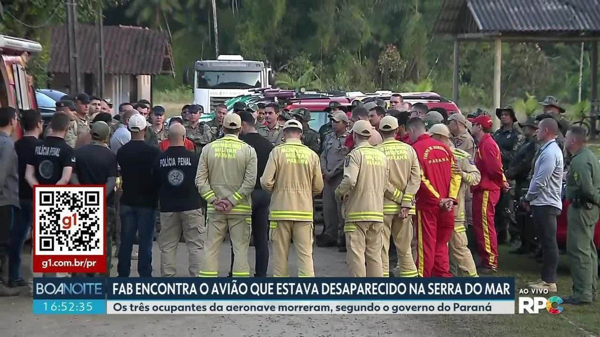 FAB encontra avião que desapareceu na Serra do Mar, no Paraná ...