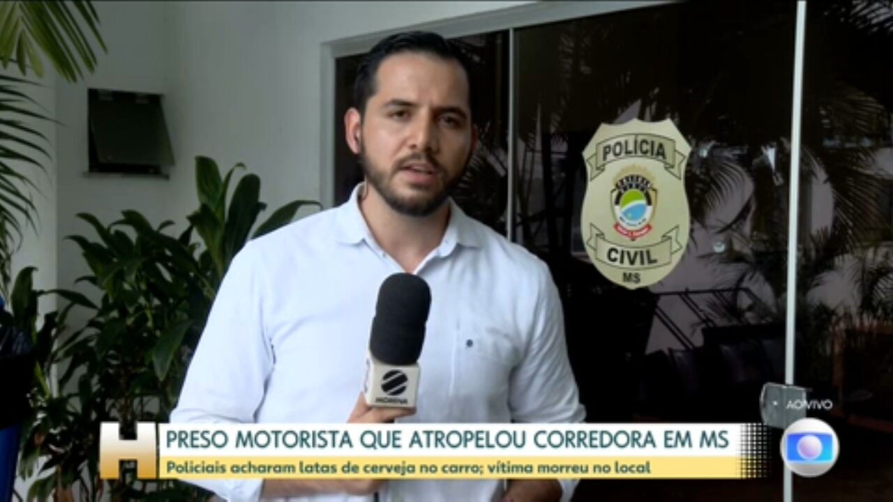 Corredora morre atropelada durante treino por motorista bêbado na MS-010; estudante foi preso em ...