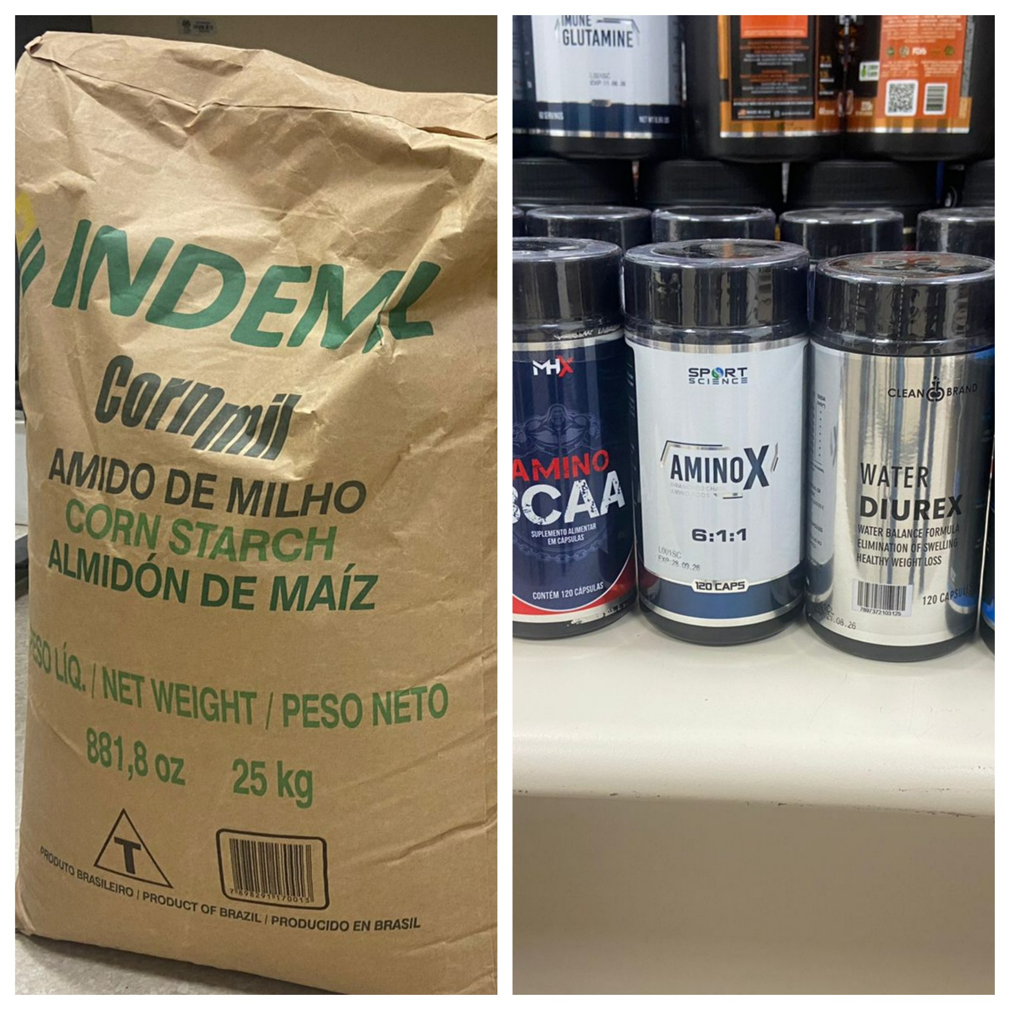 Procon-RJ interdita fábrica irregular de suplementos alimentares; amido de milho era vendido ...