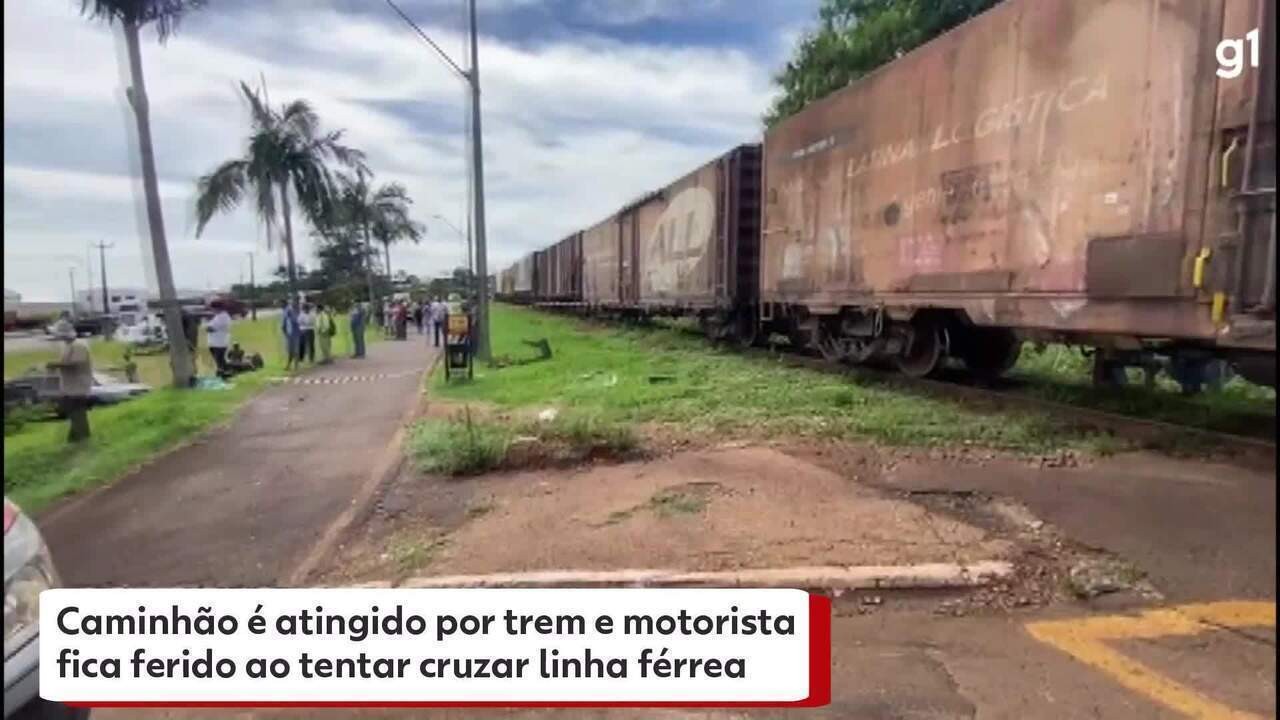 Motorista é arremessado de caminhão após ser atingido por trem em Jandaia do Sul | Norte e ...