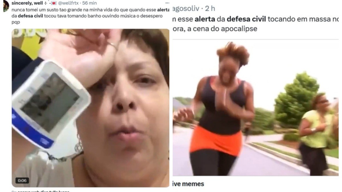 'Quase morri', 'Susto' e mais: teste do sistema de alerta da Defesa ...