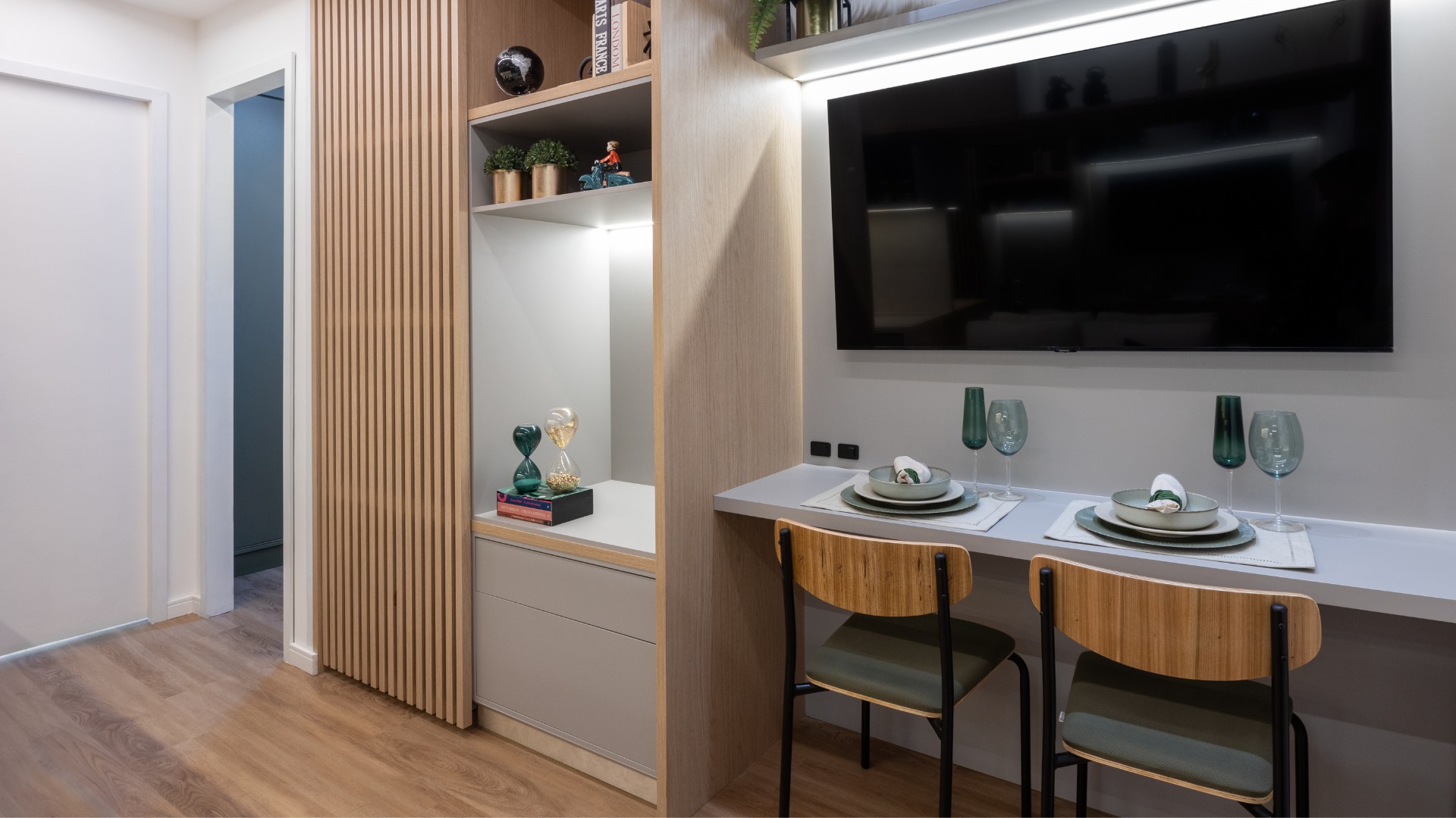 Apartamento compacto no Rebouças mostra que é possível ser funcional e ...
