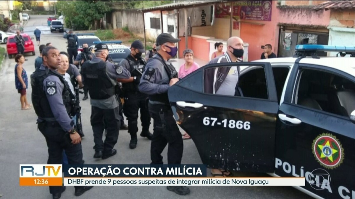 Polícia Civil Prende 9 Suspeitos De Integrar Milícia Que Atua Na