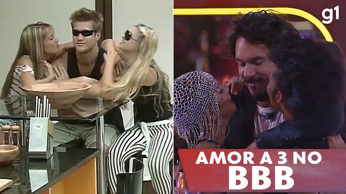 Amor a 3 no 'BBB': Relembre triângulos amorosos que marcaram o reality ...