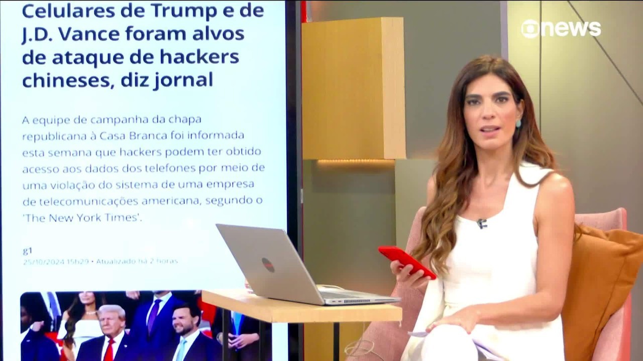 Celulares de Trump e de J.D. Vance foram alvo de ataque de hackers ... Celulares de Trump e de J.D. Vance foram alvo de ataque de hackers ...