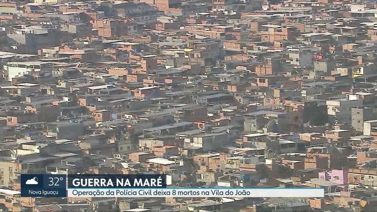Operação deixa oito mortos no conjunto de favelas da Maré, na Zona ...