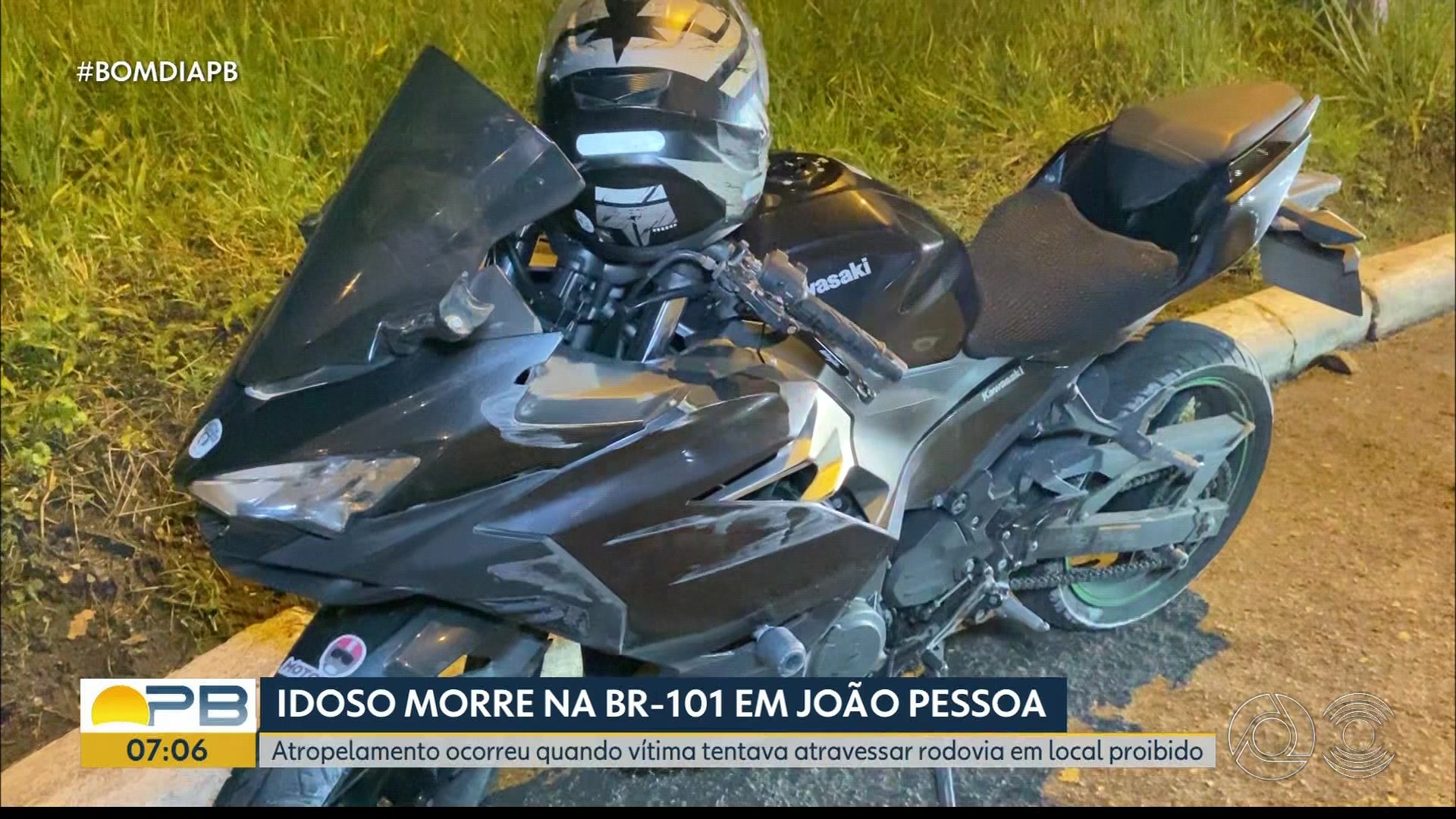 Idoso morre atropelado ao tentar atravessar a BR-101, em João Pessoa | Paraíba | G1