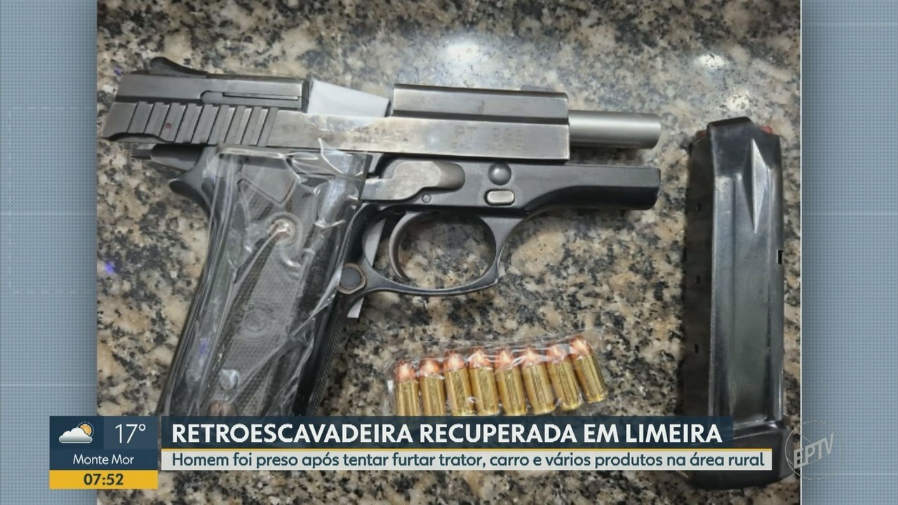 PM recupera retroescavadeira e carro furtados de chácara em Limeira e apreende caminhões usados ...