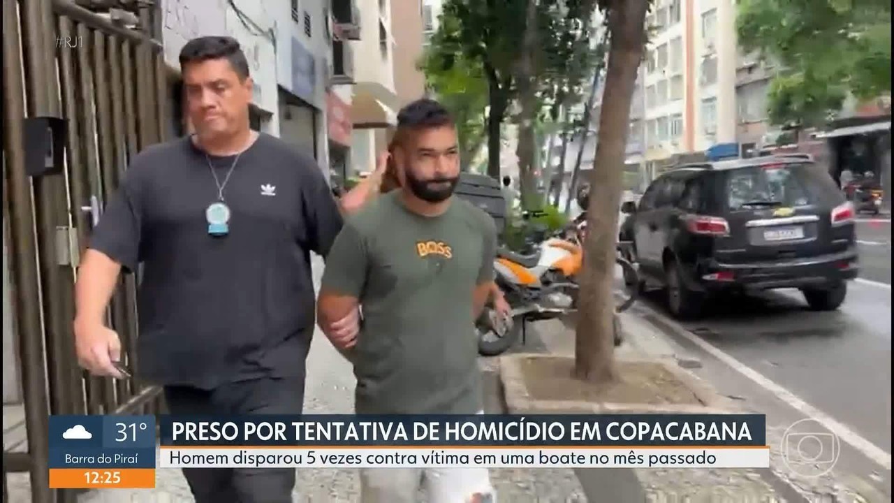 Homem preso por atirar em boate de Copacabana | G1