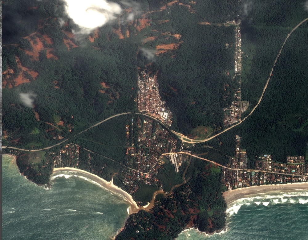 Inpe utiliza satélite para gerar imagens das áreas atingidas por ...