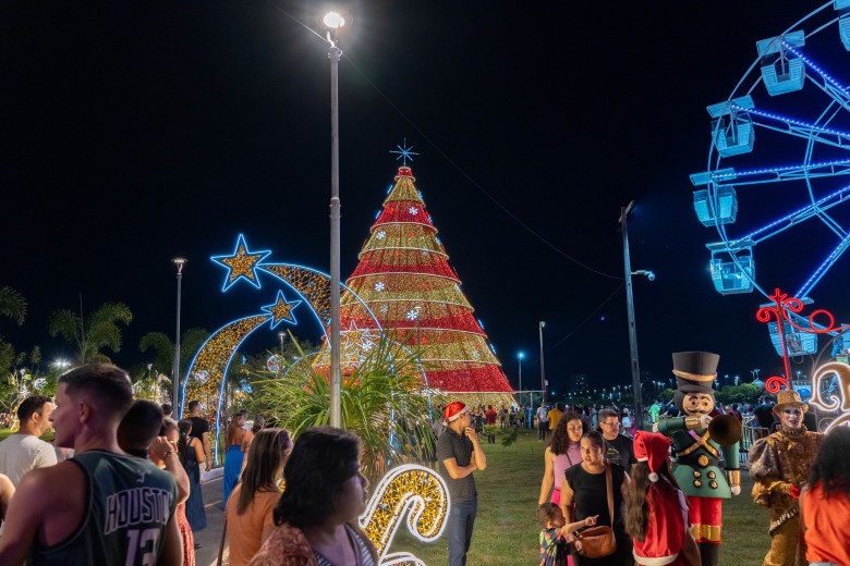 FOTOS: Veja a decoração de natal do Parque da Cidade em Porto Velho | G1